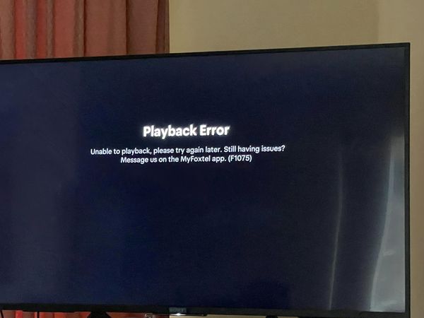 Foxtel Error f1075 (How to fix) - magaribeipoa